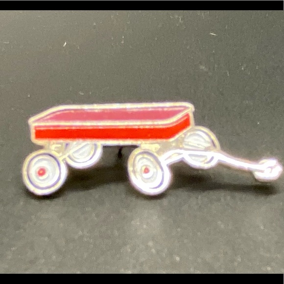 Jewelry | Vintage Little Red Wagon Pin | Poshmark